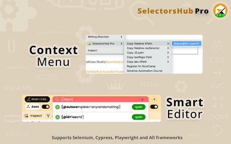 SelectorsHub Pro extension - Opera add-ons