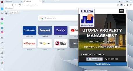UTOPIA Management extension - Opera add-ons
