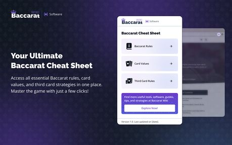 Baccarat Cheat Sheet extension - Opera add-ons