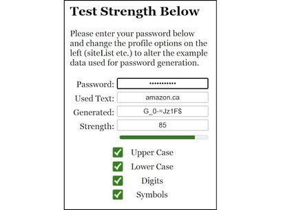 PasswordMaker Pro ส่วนขยาย - Add-on ของ Opera