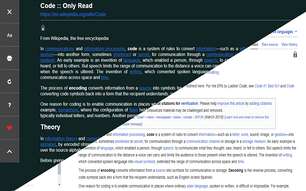Only Read extension - Opera add-ons