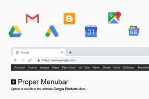 Proper Menubar extension - Opera add-ons
