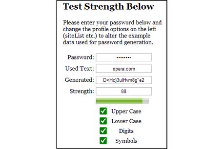 Разширение „PasswordMaker Pro“ - Добавки за Opera