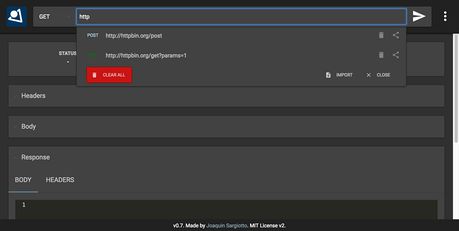 RestMan extension - Opera add-ons