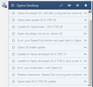 InoReader Sidebar extension - Opera add-ons
