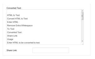 HTML to Text extension - Opera add-ons