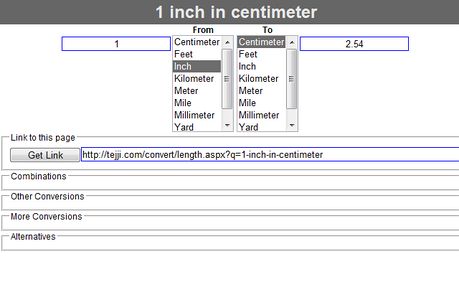 Length Conversion extension - Opera add-ons