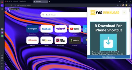 YAS Page extension - Opera add-ons
