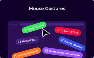 Mouse Gestures extension - Opera add-ons