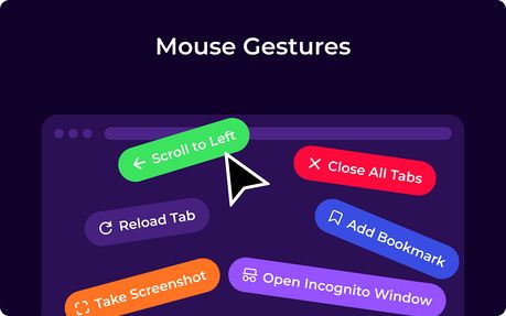 Mouse Gestures extension - Opera add-ons