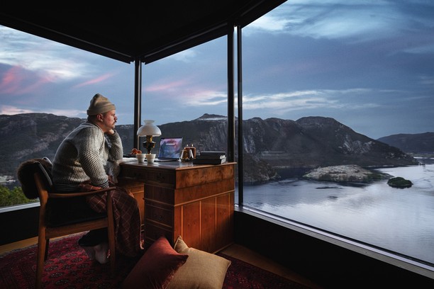 Papel tapiz Hygge Desk Lysefjord 1 - Complementos de Opera