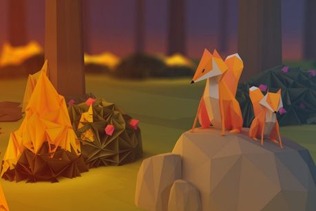 รูปพื้นหลัง Orange Fox - Add-on ของ Opera