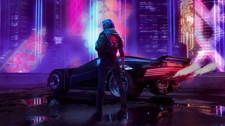 Cyberpunk girl in the rain HD wallpaper - Opera add-ons