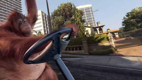 Monkey Driving in LA wallpaper - Opera add-ons