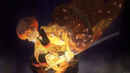 zenitsu-agatsuma-kimetsu-no-yaiba-4K Wallpaper wallpaper - Opera add-ons