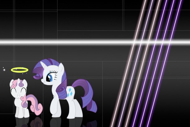 Rarity And Sweetie Belle (MLP) wallpaper - Opera add-ons