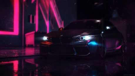 BMW M2 Neon Rain wallpaper - Opera add-ons