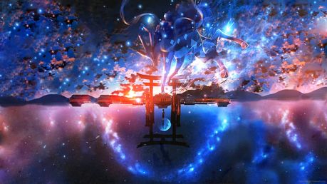 Suicune Horizon Torii Gate Temple Pokemon wallpaper - Opera add-ons