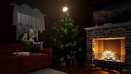 Christmas cat wallpaper - Opera add-ons