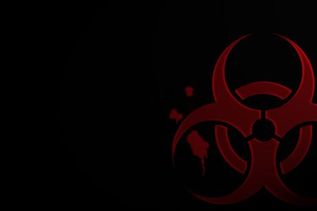 Red Biohazard Wallpaper