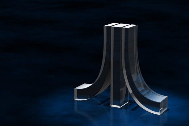 ATARI glass wallpaper - Opera add-ons